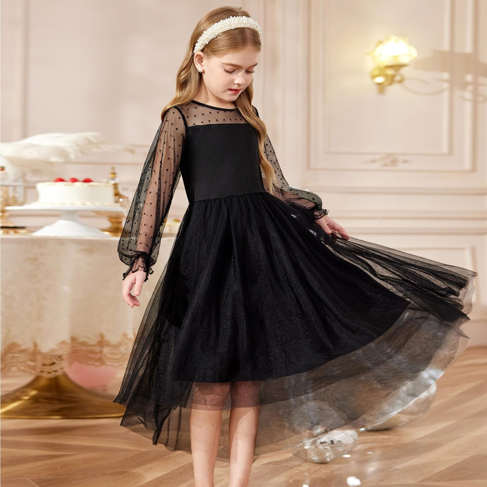 Fonma Girls Dress Flower Girl Dresses Lace Tulle Party Kindergarten ...