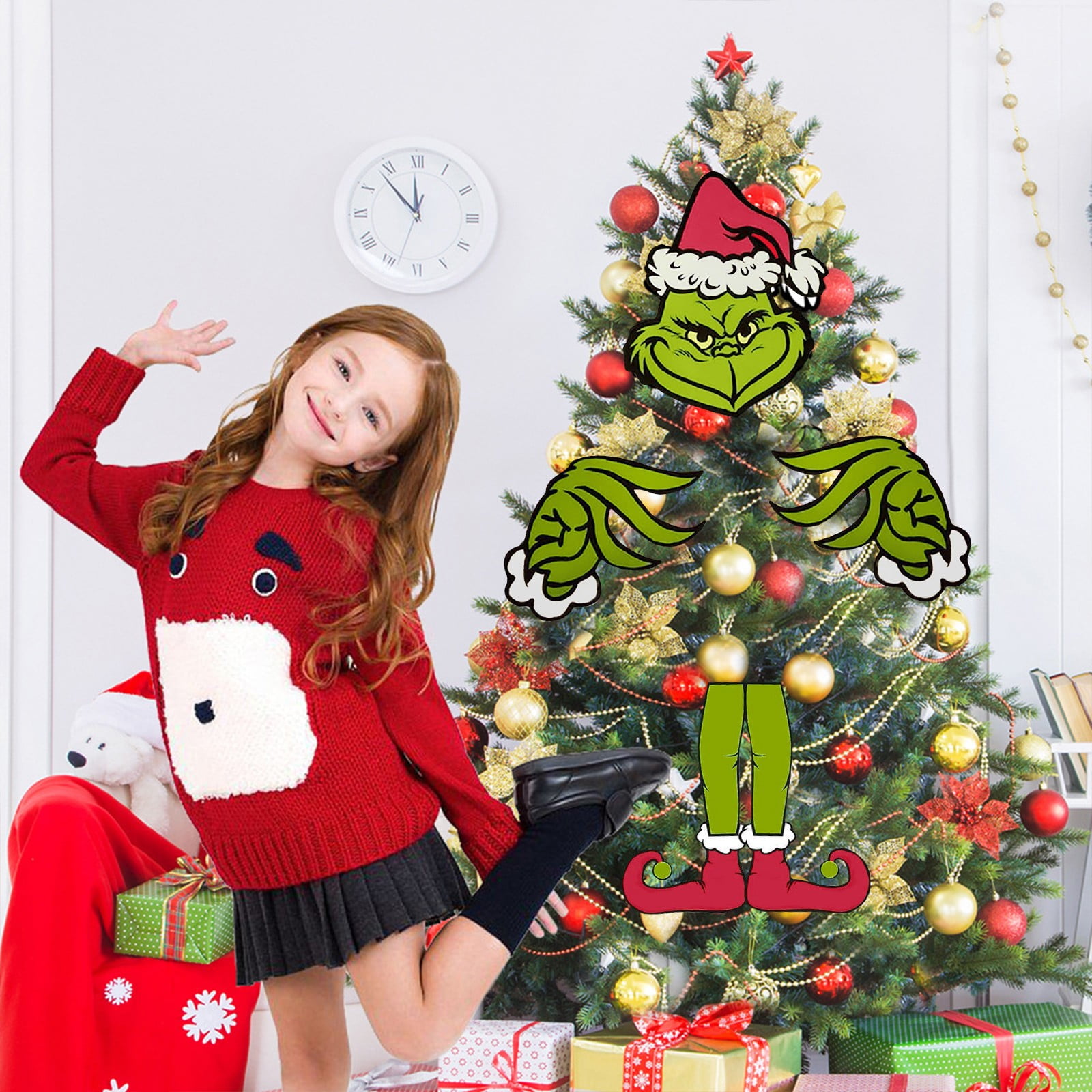 Sailboat Grinch Tree Topper,Christmas Tree Topper Funny DIY Grinch ...