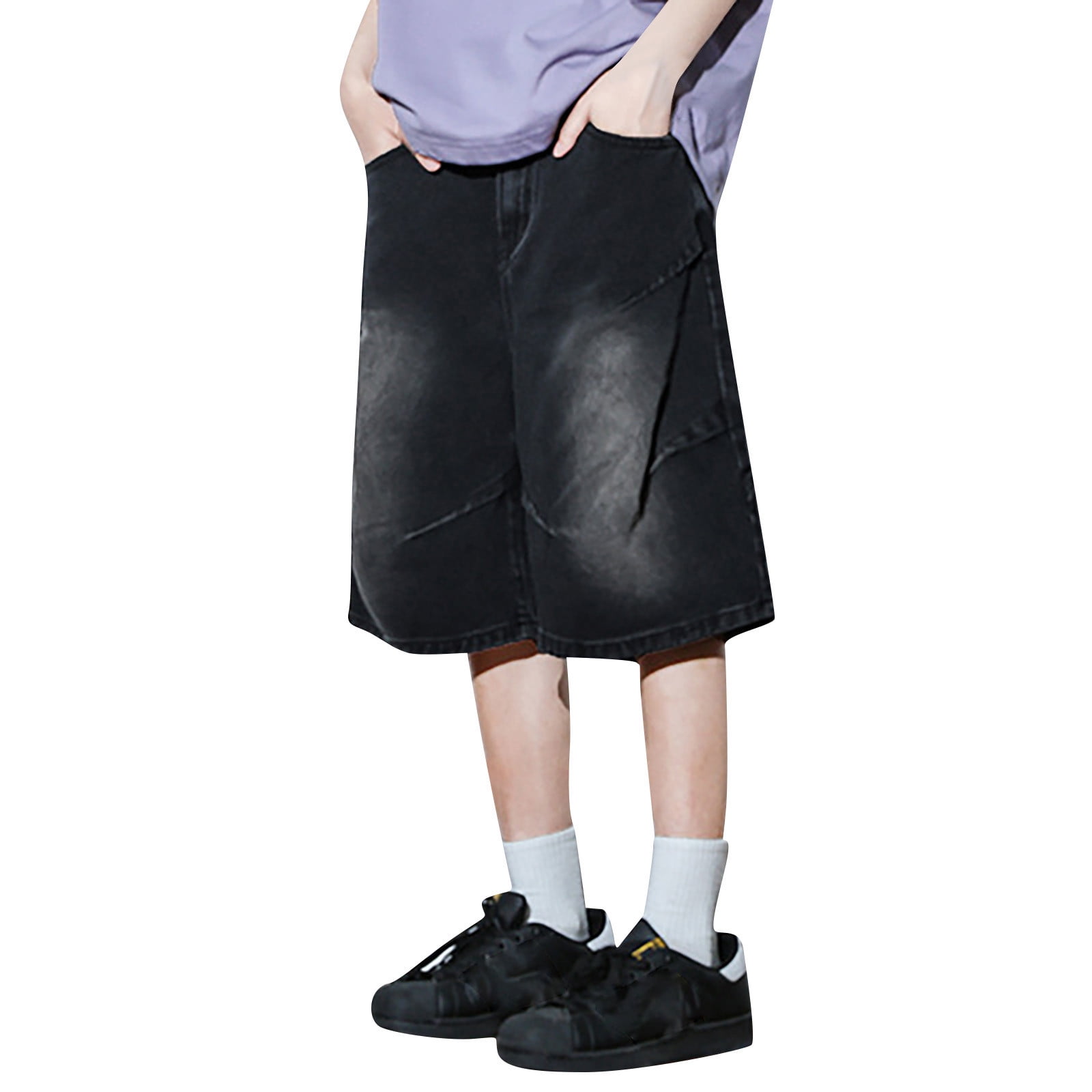 Fonma Jean Shorts Streetwear Jorts Y2K Jorts Baggy Jorts Y2k Oversized ...