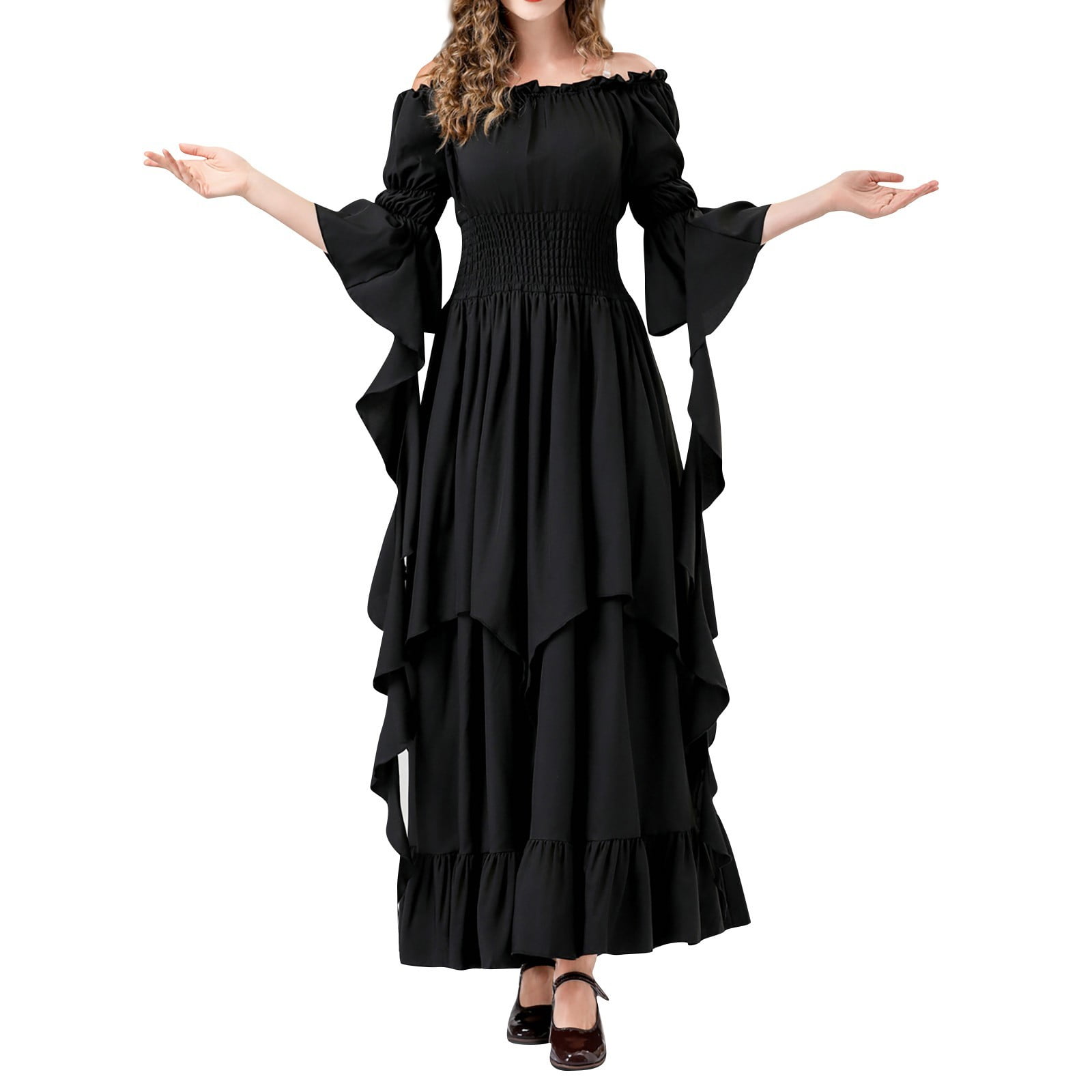 Fonma Victorian Dress Renaissance Costume Women Gothic Witch Dress ...