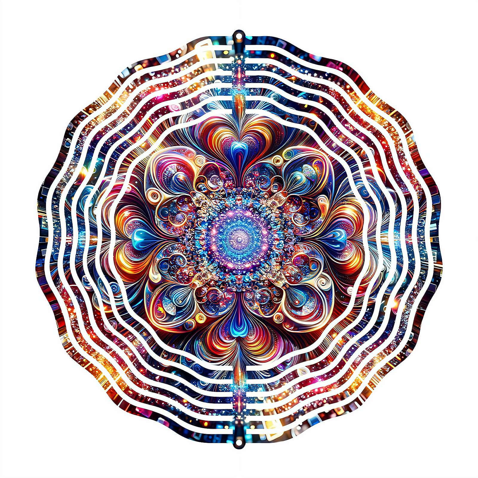 Fonmy Mandala Wind Spinner Lucky Star Worth Gift Indoor Outdoor Garden ...
