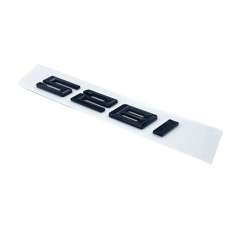 Font Numbers Letters 520i 523i 525i 530i 535i 540i ABS Emblem Fit For ...
