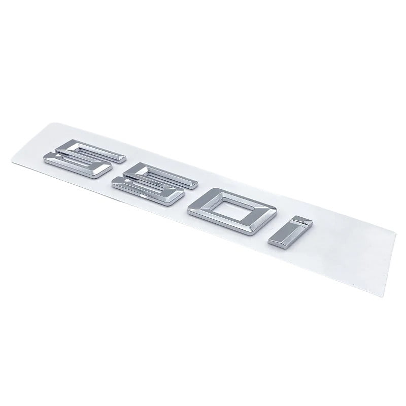 Font Numbers Letters 520i 523i 525i 530i 535i 540i ABS Emblem Fit For ...