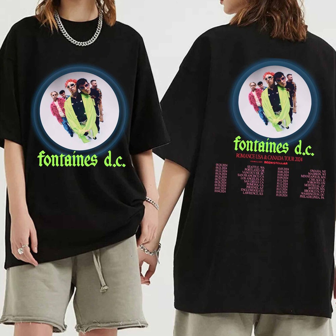 Fontaines DC 2024 Tour Shirt, Fontaines DC Band Fan Shirt, Fontaines DC ...