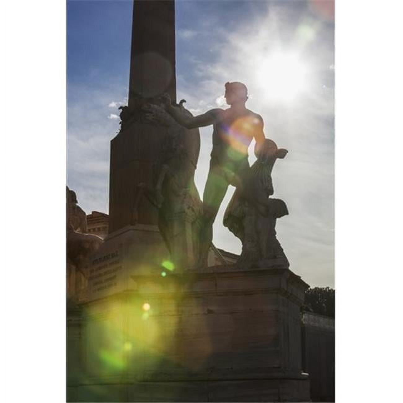 Fontana Dei Dioscuri & Obelisk in Palazzo Del Quirinale - Rome Italy ...