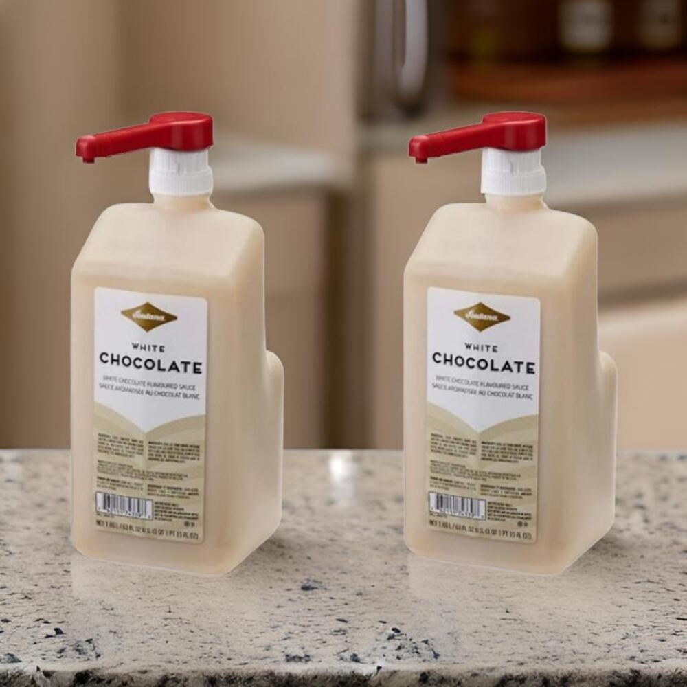 Fontana, White Chocolate Mocha Sauce with Pump, 63 fl oz, 2 Pack ...
