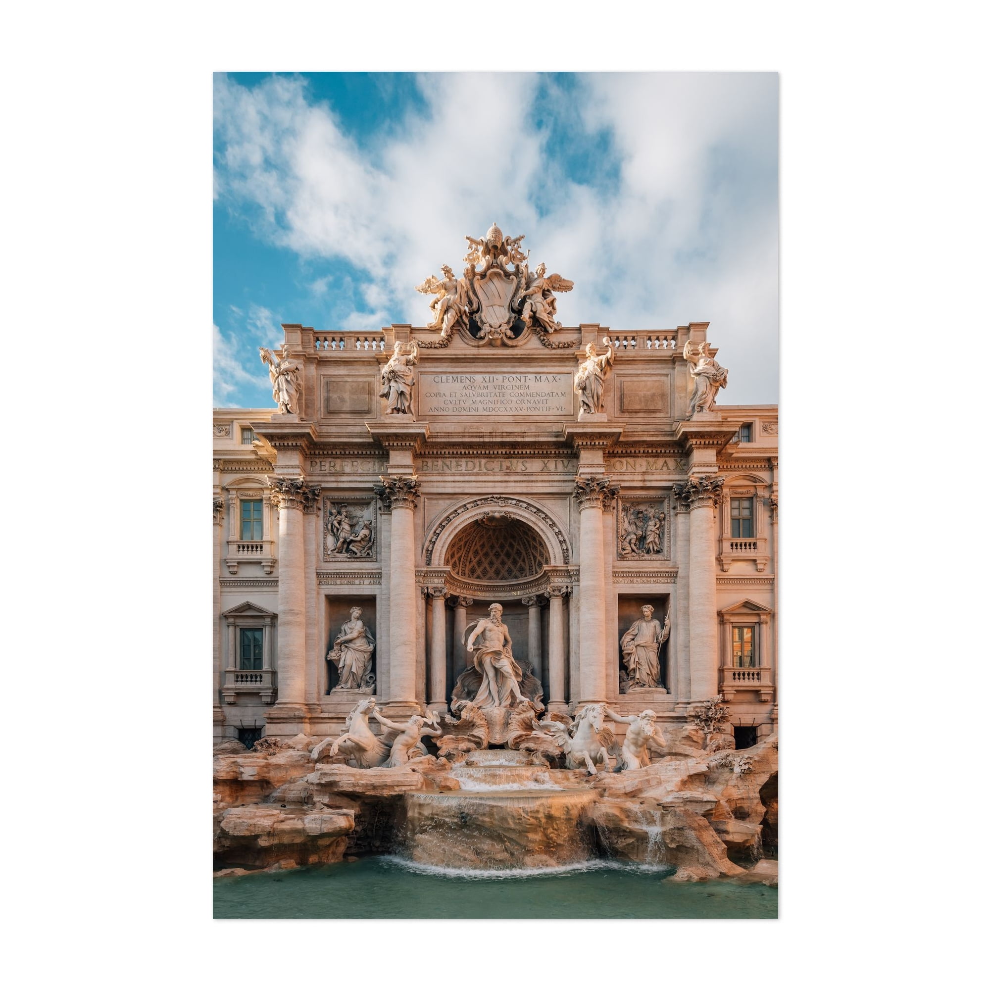 Fontana di Trevi - Rome Lazio Italy Photography Unframed Wall Art Print ...