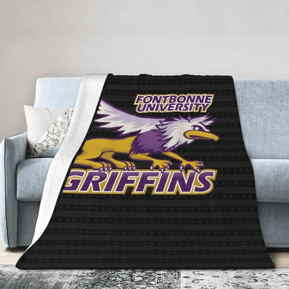 Fontbonne University Logo Blanket Large Luxury Fleece Soft Anti-Static ...
