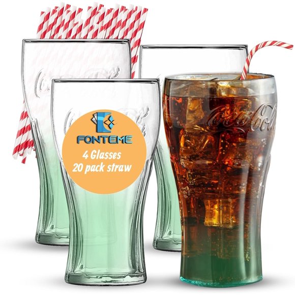 Green Coca Cola Glasses