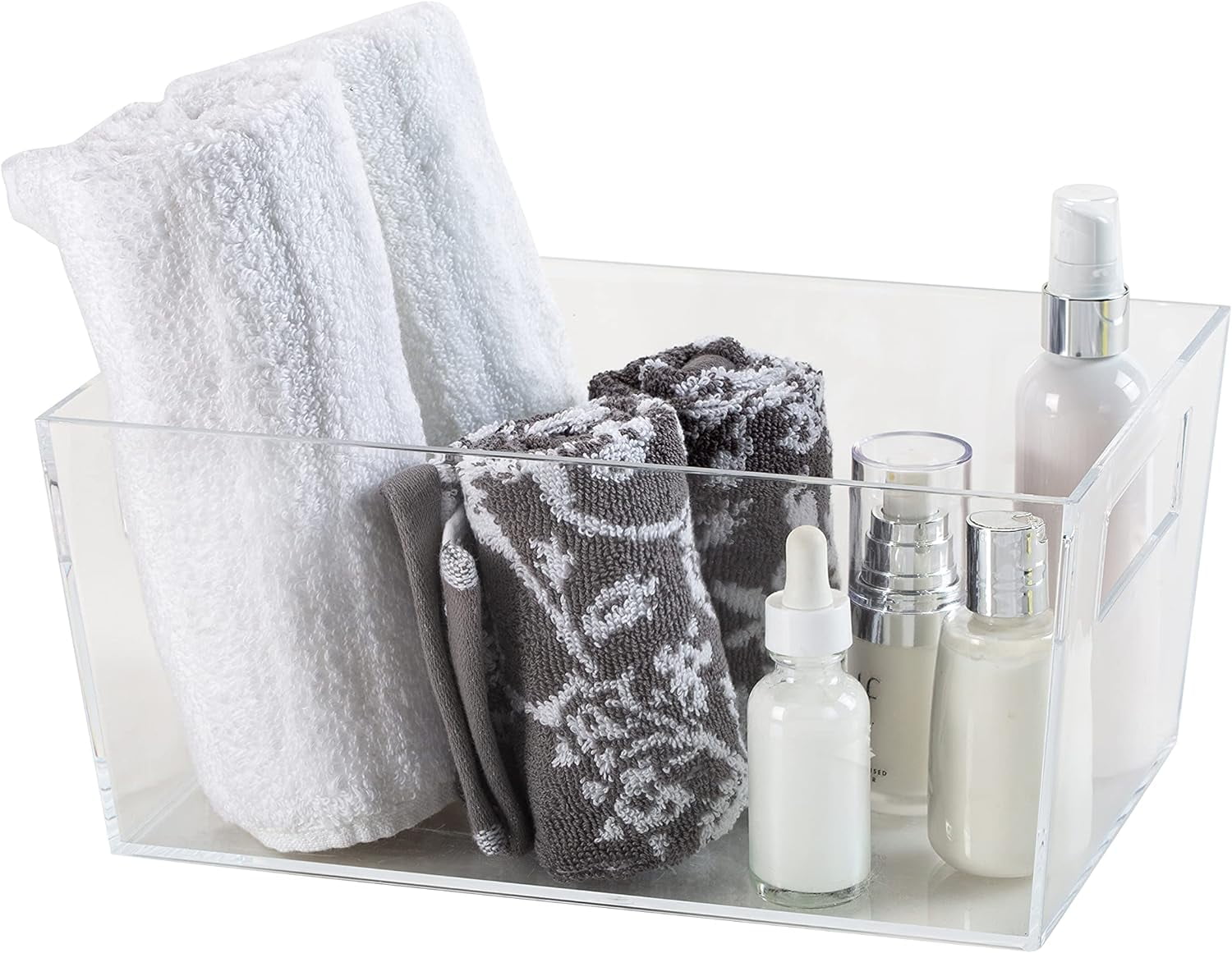 Fonteme|Simplify Medium Multi-Purpose Storage Bin | Organization | Plastic Bin with Handles ...