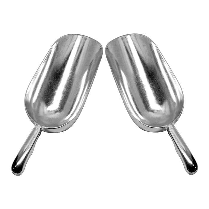 Fonteme|Winco 24, 38 Ounce Aluminum Round Bottom Bar Ice, Flour ...