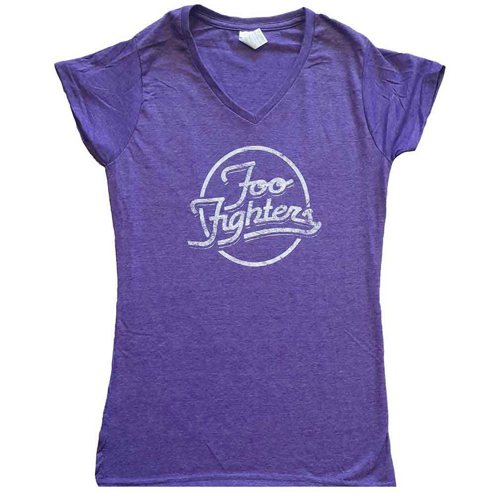 Foo Fighters Ladies T-Shirt: Text Logo (Ex-Tour) (Medium) - Walmart.com