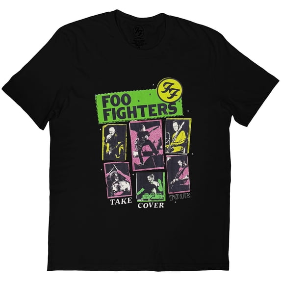 Foo Fighters Unisex T-Shirt: Take Cover Tour (Black) - Walmart.com