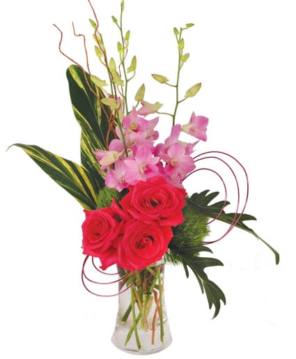 Foo-te's Flowers - Pink Dendrobium Dream Floral Design - Deluxe ...