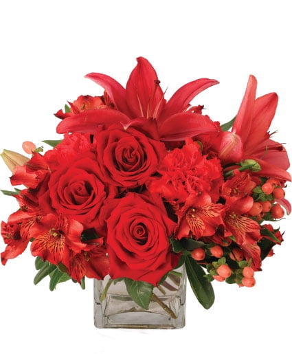 Foo-te's Flowers - Ruby Rhythm Floral Design - Deluxe - Walmart.com