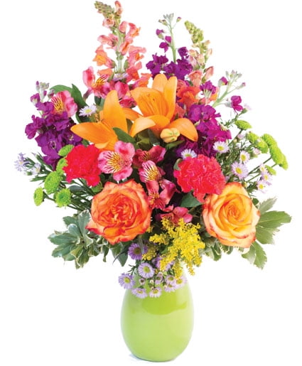 Foo-te's Flowers - Wild Variety Flower Arrangement - Deluxe - Walmart.com