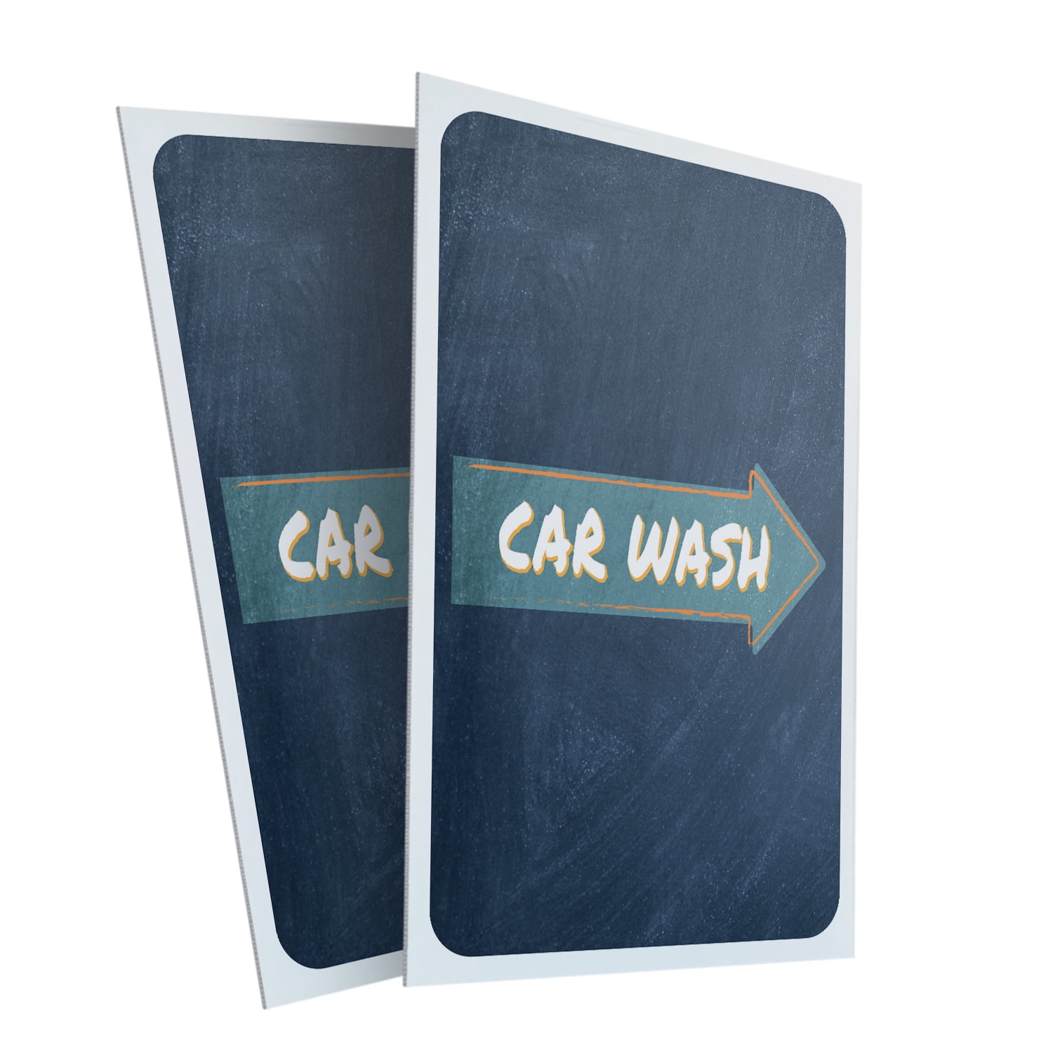 Food (2-PACK) 24" x 36" Plastic Signs | Sign Insert 4mm Corrugated ...