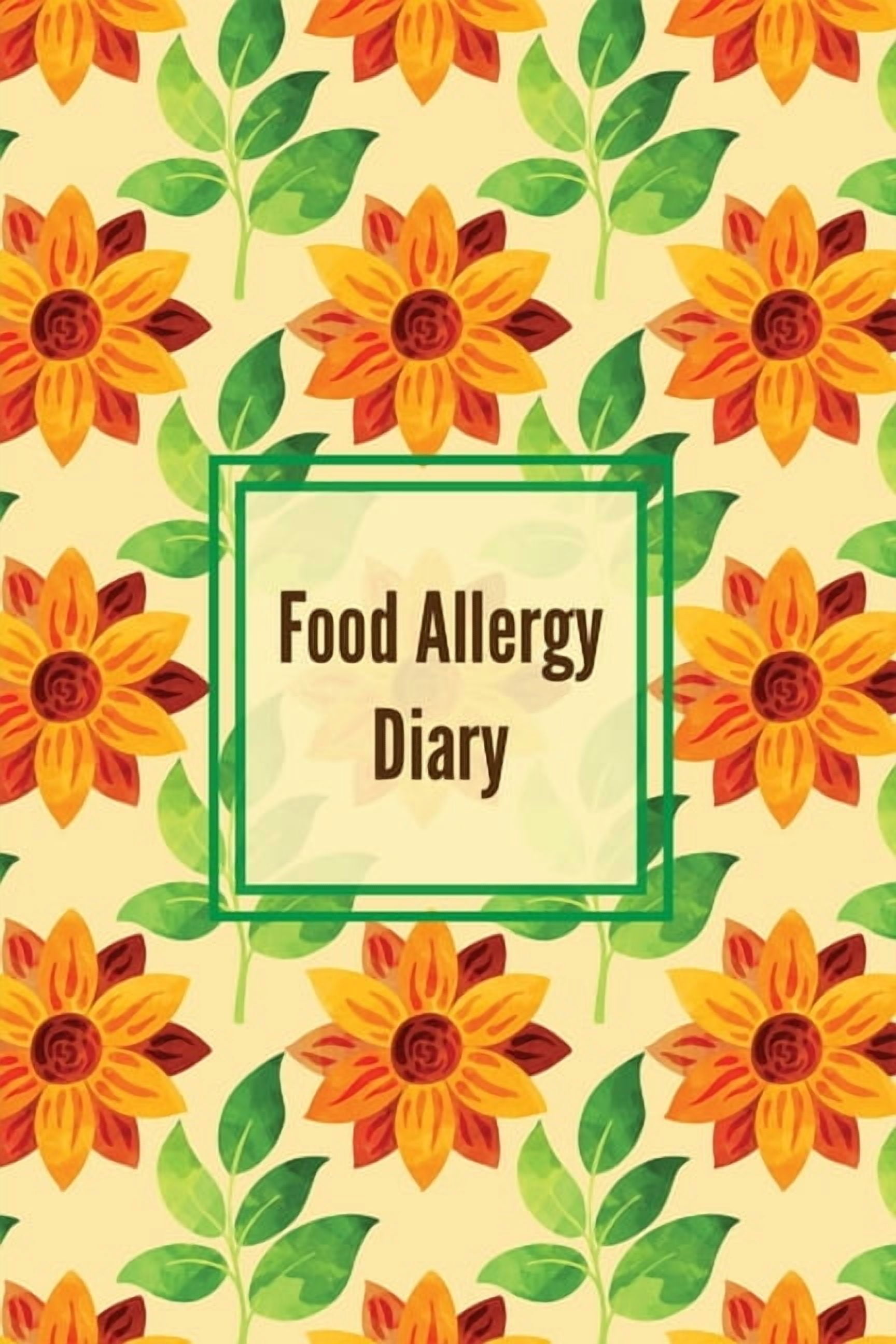 Food Allergy Diary: Daily Log & Track Symptoms, Allergies Tracker, Book ...