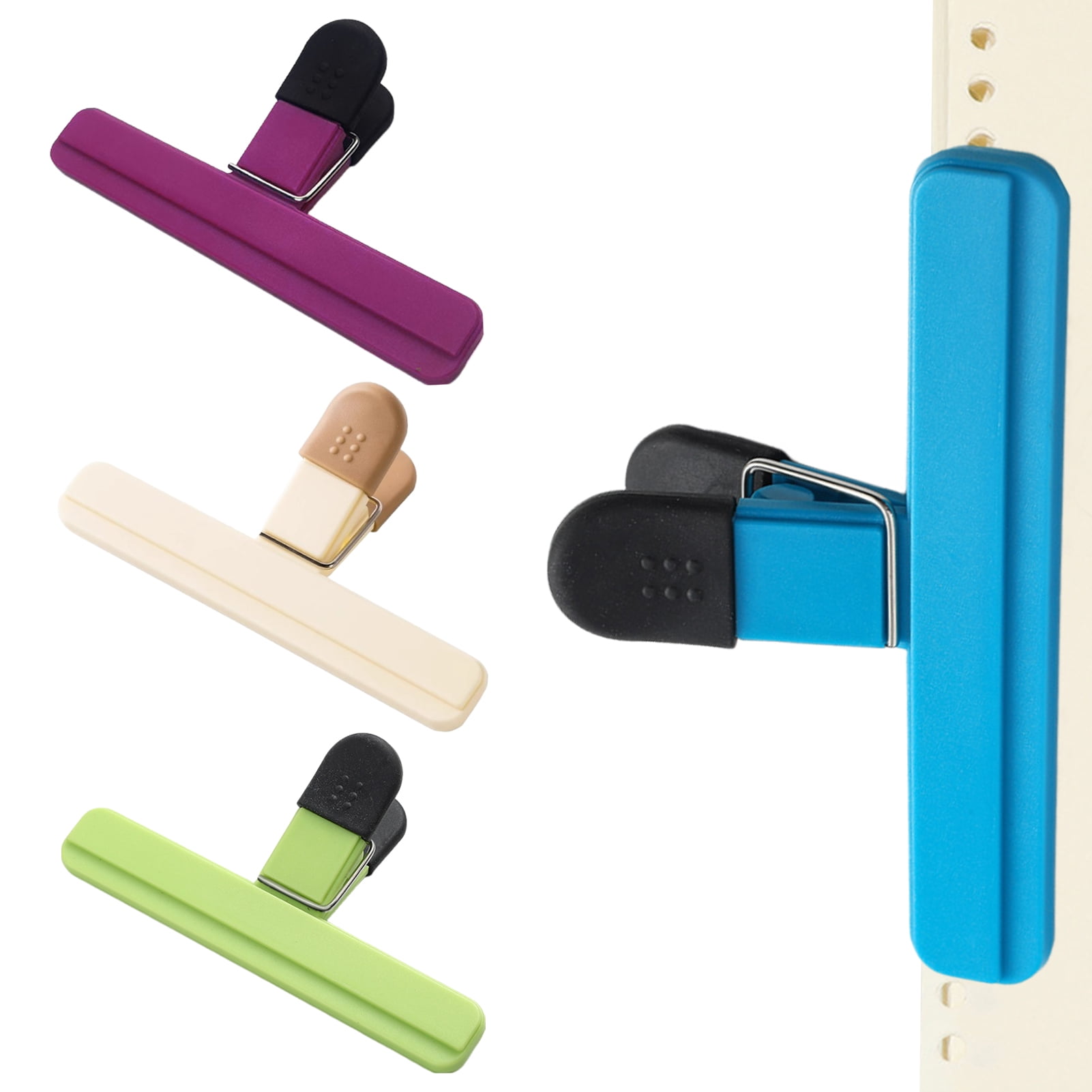 Food Bag Clips Heavy Duty Chip Bag Clips for Kitchen Snacks Vegetables ...