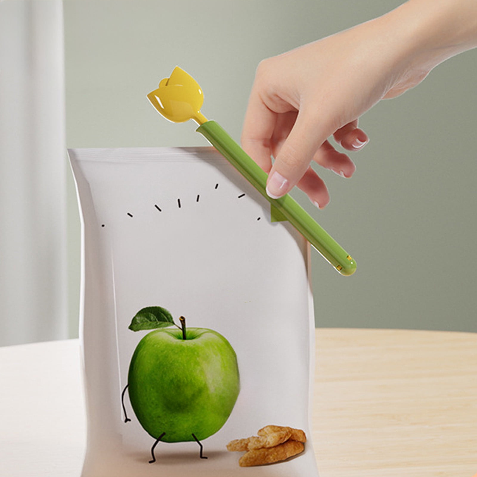 Food Bag Clips Set of 5 | Plastic Snack Sealing Clips for Chip Bags ...