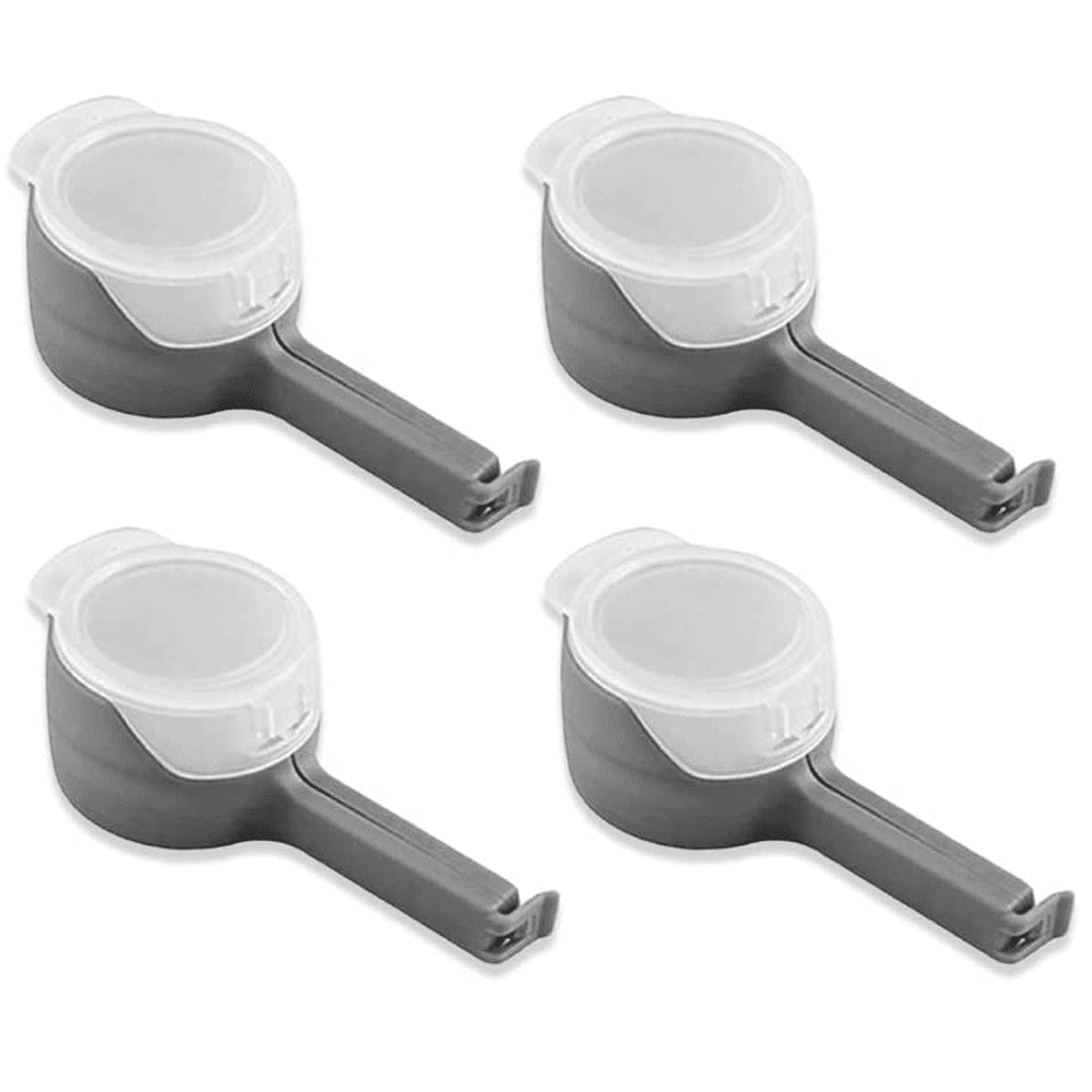 Food Bag Clips with Pour Spouts, Great Sealing Clips for Kitchen Food ...