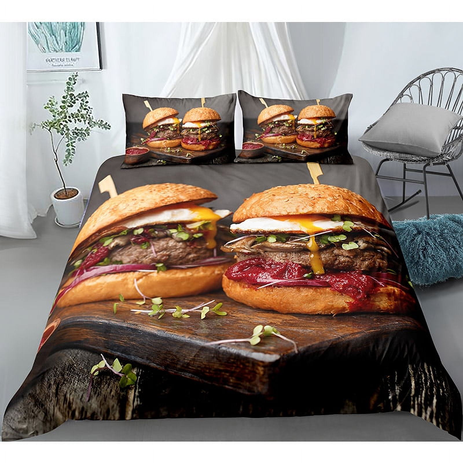 Food Beef Bedding Set 3D Fresh Meat Duvet Cover King/ Size Delicious ...
