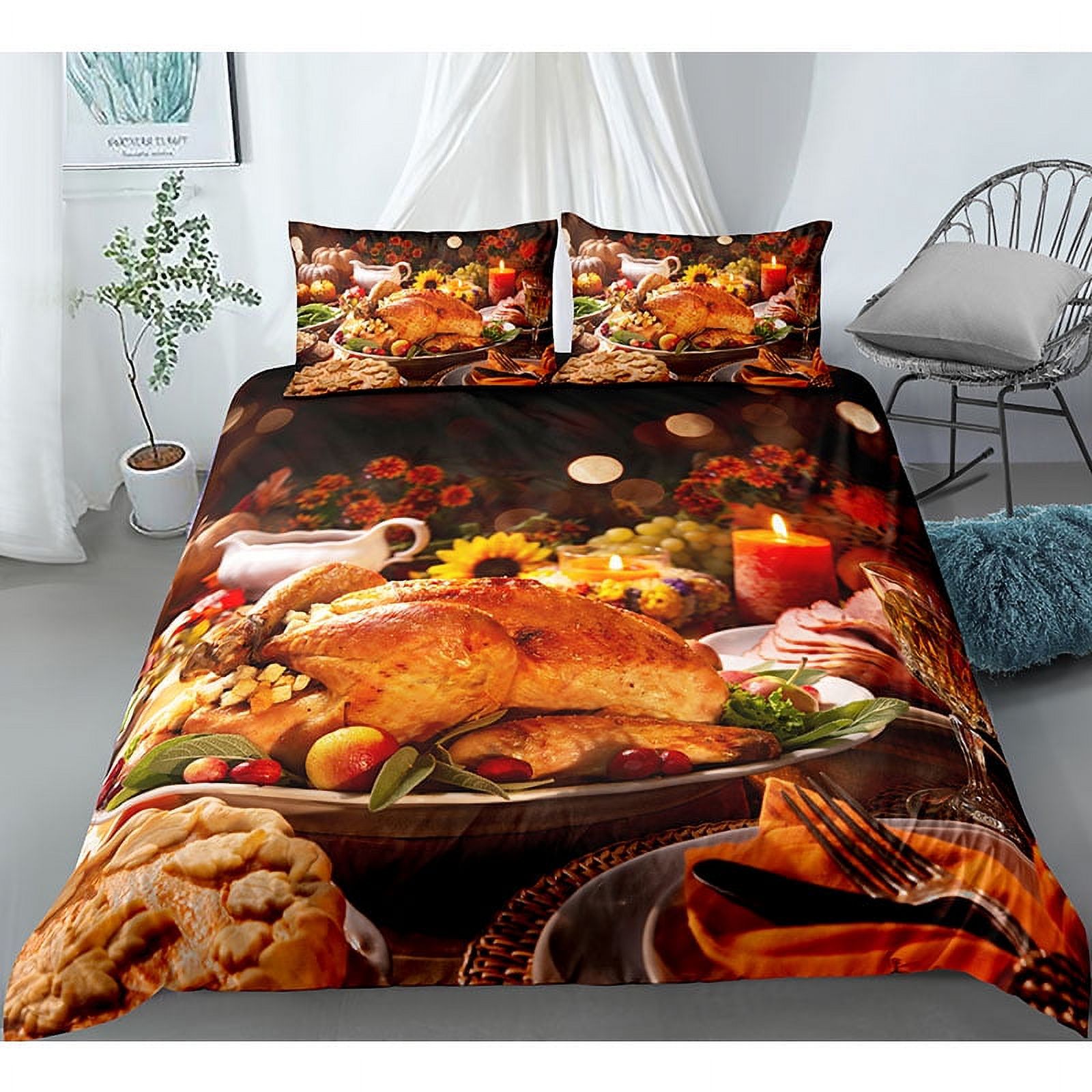 Food Beef Bedding Set 3D Fresh Meat Duvet Cover King/ Size Delicious ...