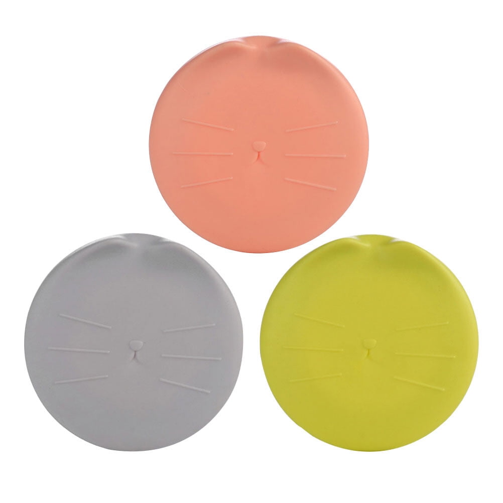 Food Can Lids Covers Pet Dog Lid Cat Silicone Storage Cover Canned Tin ...