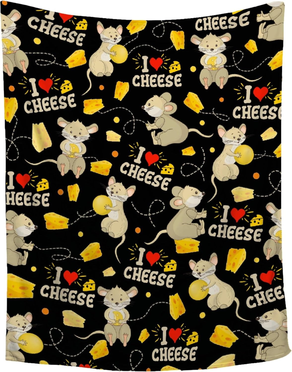 Food Cheese Throw Blanket,Funny Food Blankets Gift,Cozy Soft Fuzzy ...