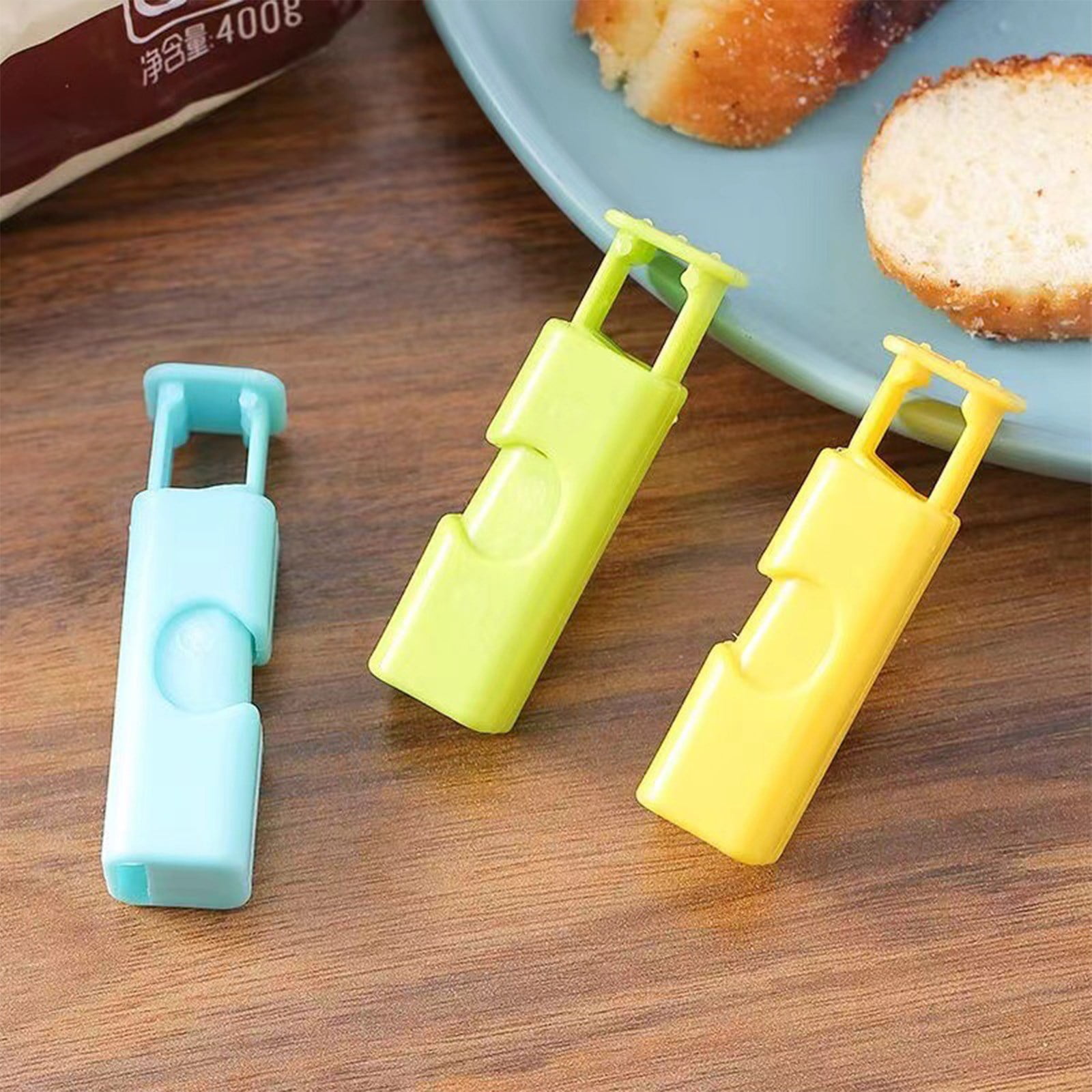 Food, Chip & Bread Bag Clips - Airtight Moisture-Resistant ABS Plastic ...