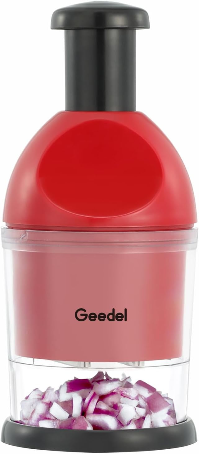 Food Chopper, Easy to Clean Manual Hand Vegetable Chopper, Dishwasher ...