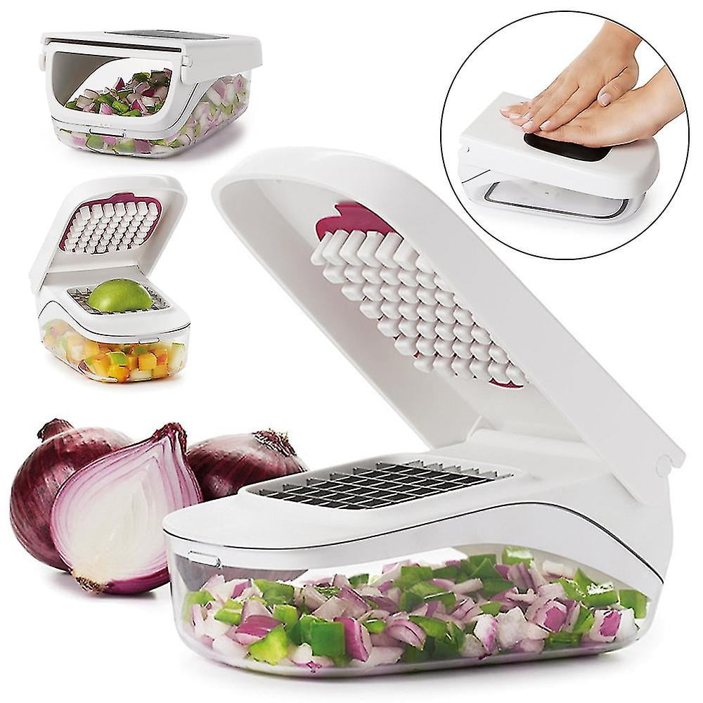 Food Chopper Manual Vegetables Cutter Salad Fruit Slicer Dicer Kitchen ...