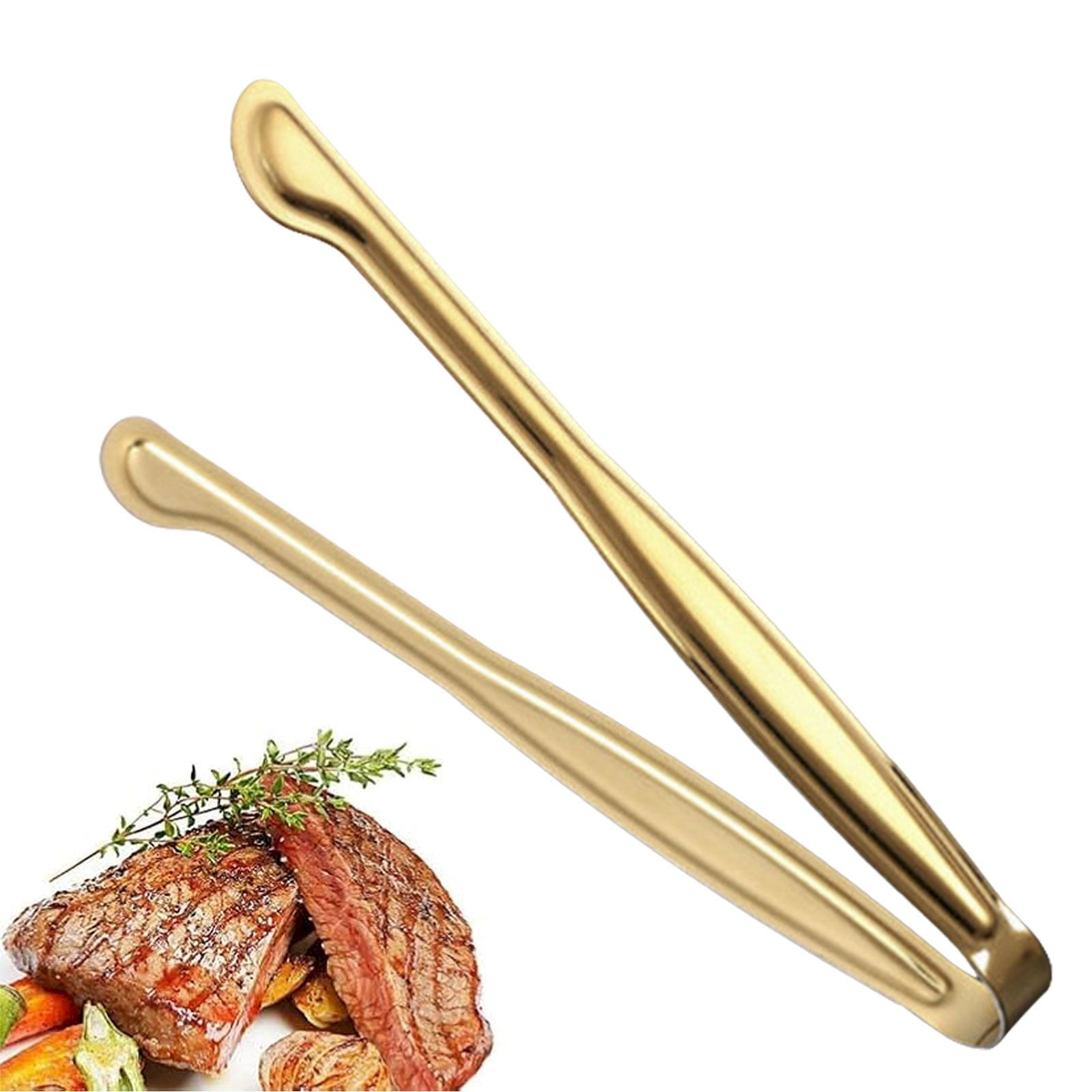 Food Clips Clearance! Stainless Steel Food Clip Gd2, Gold Stainless ...