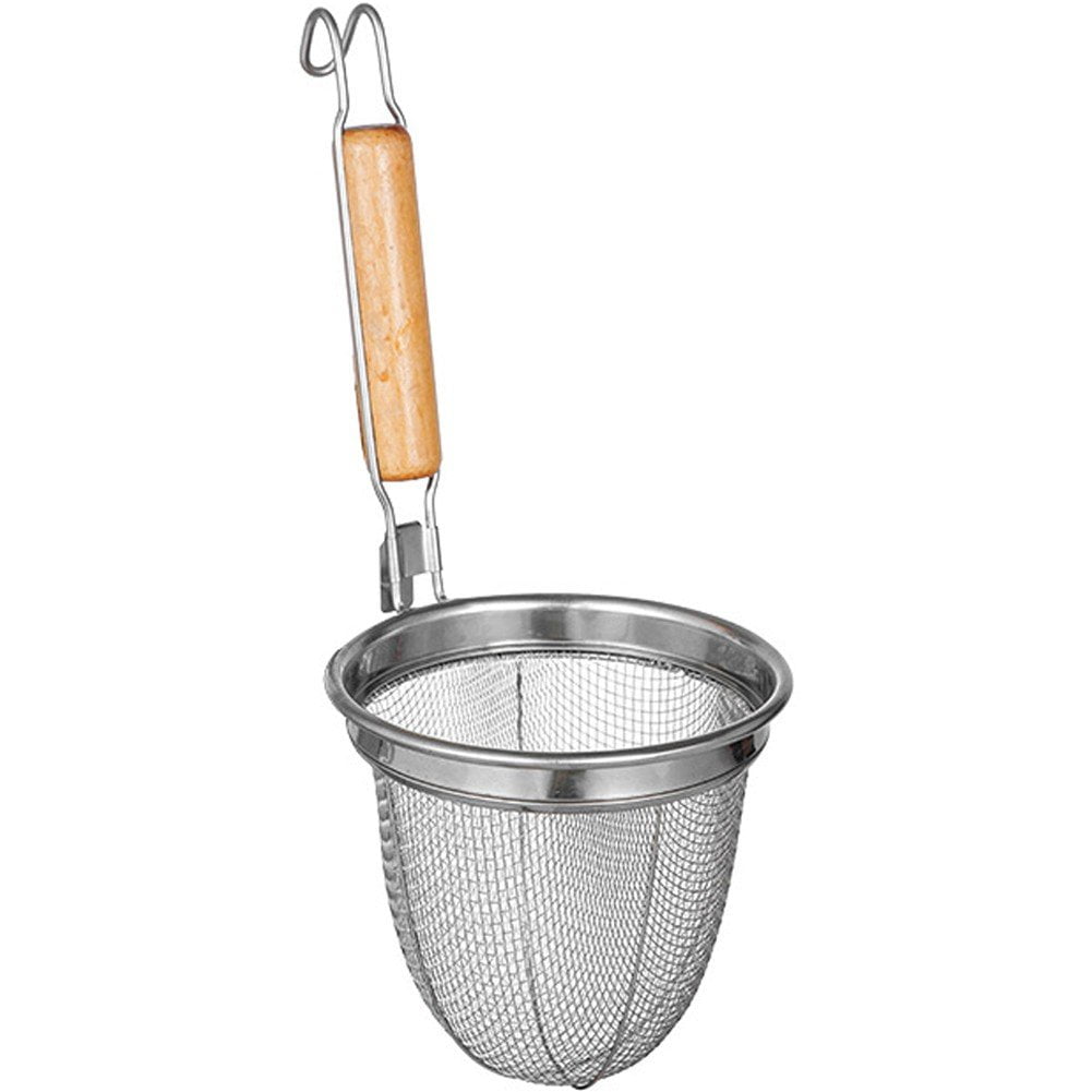 Food Colander Strainer with Handle Stainless Steel Colander Vegetables ...