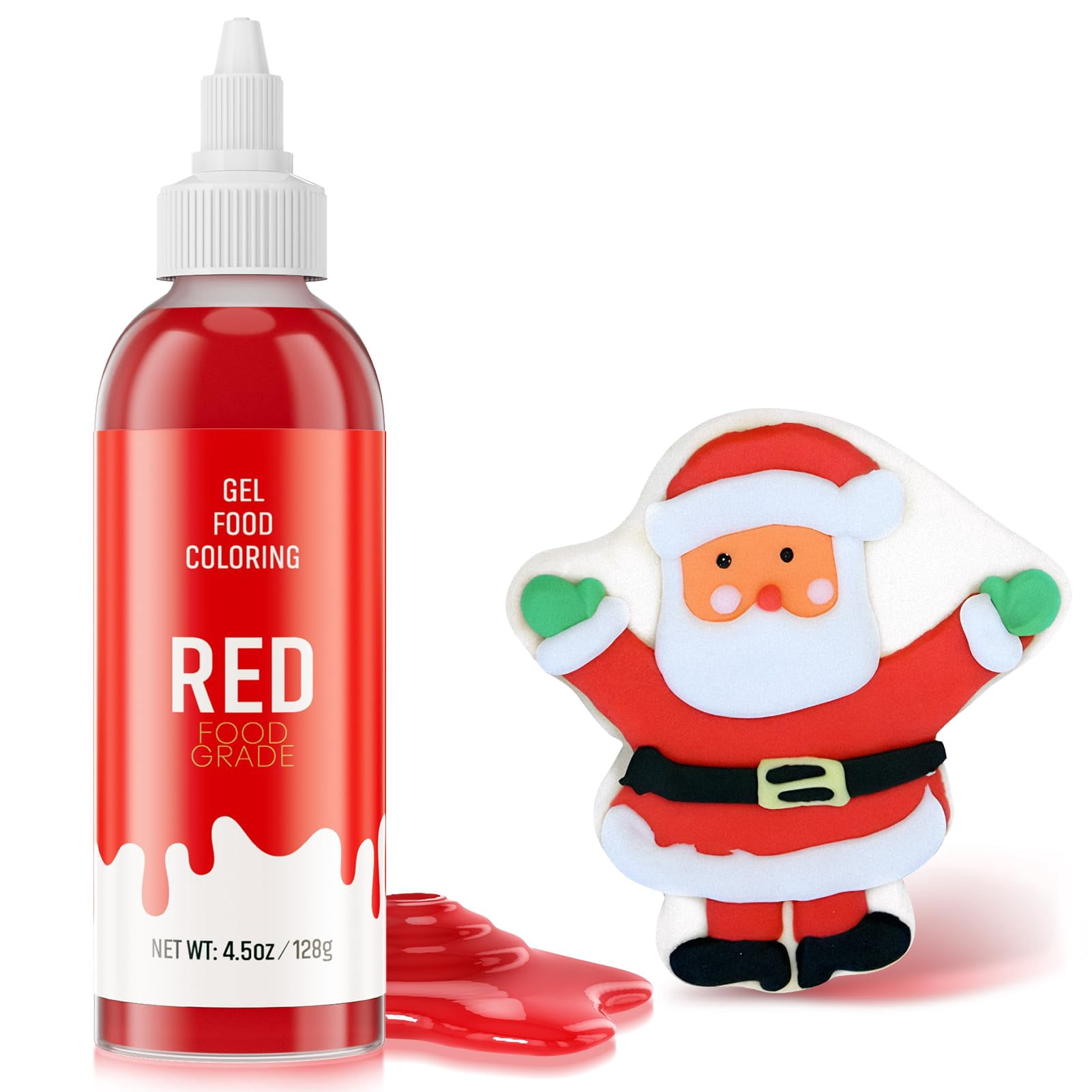 Food Coloring Gel for Baking Cake SMRFood Coloring 4.5OZ Vibrant Gel ...