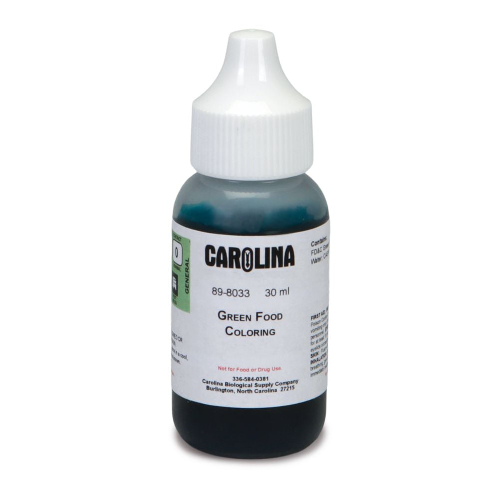 Food Coloring, Green, 30 Ml, For Use In Science Education Laboratories ...