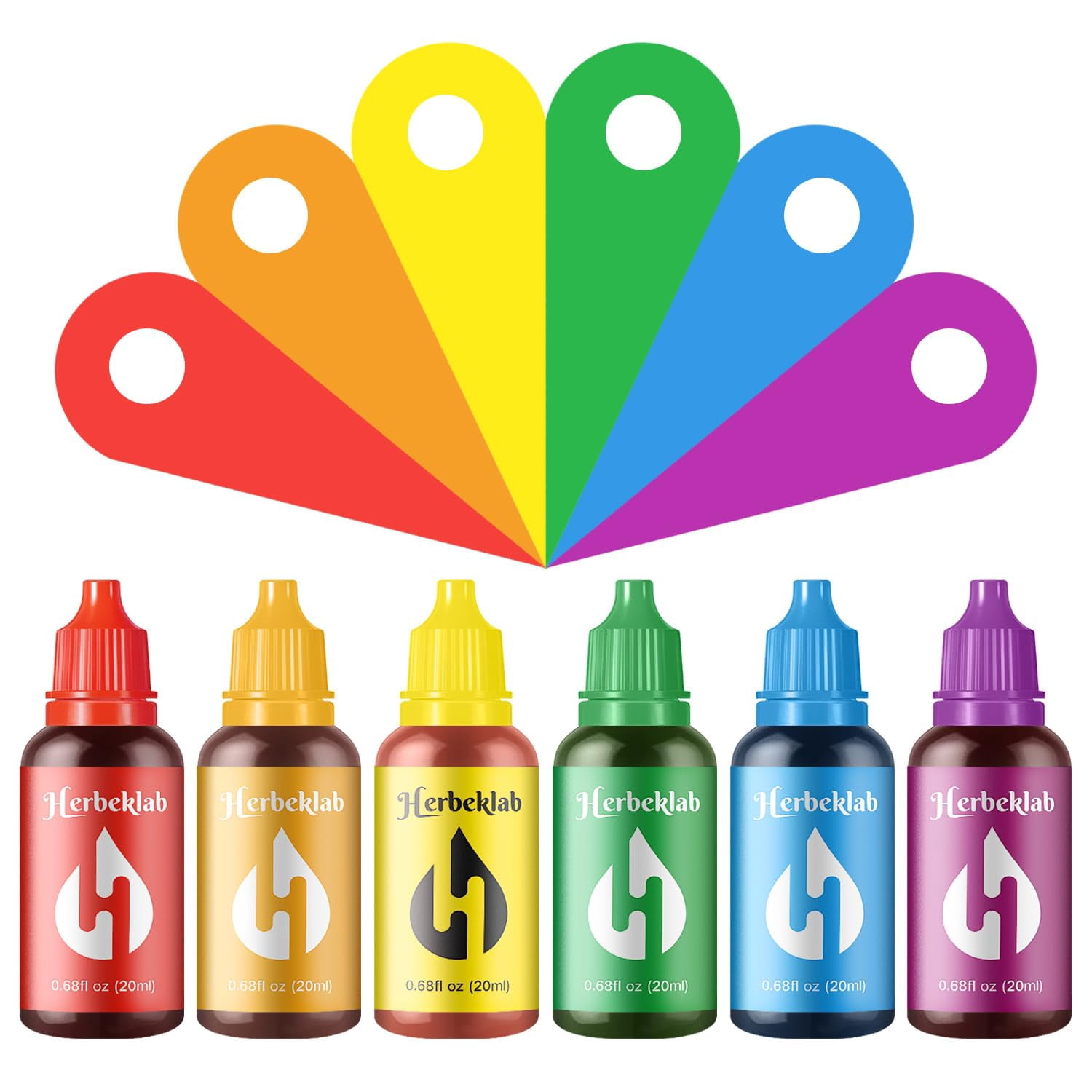 Food Coloring Liquid Food JKF25 Dye Water Based Food Color 6 Colors x ...