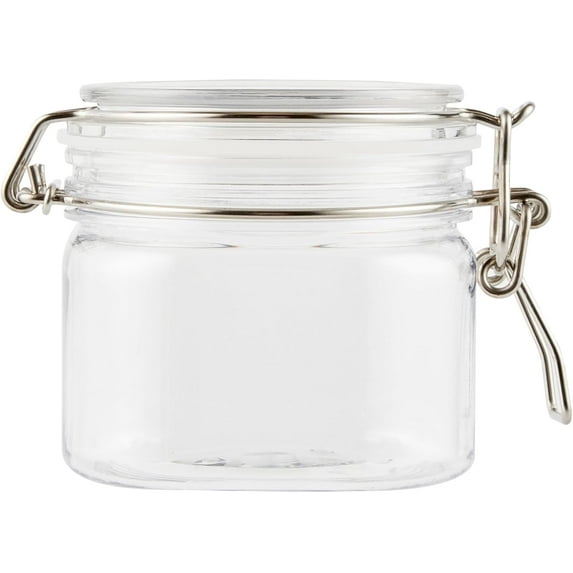 Food Container 20 Count 56 oz Plastic Airtight HInged Lid Jar Storage ...