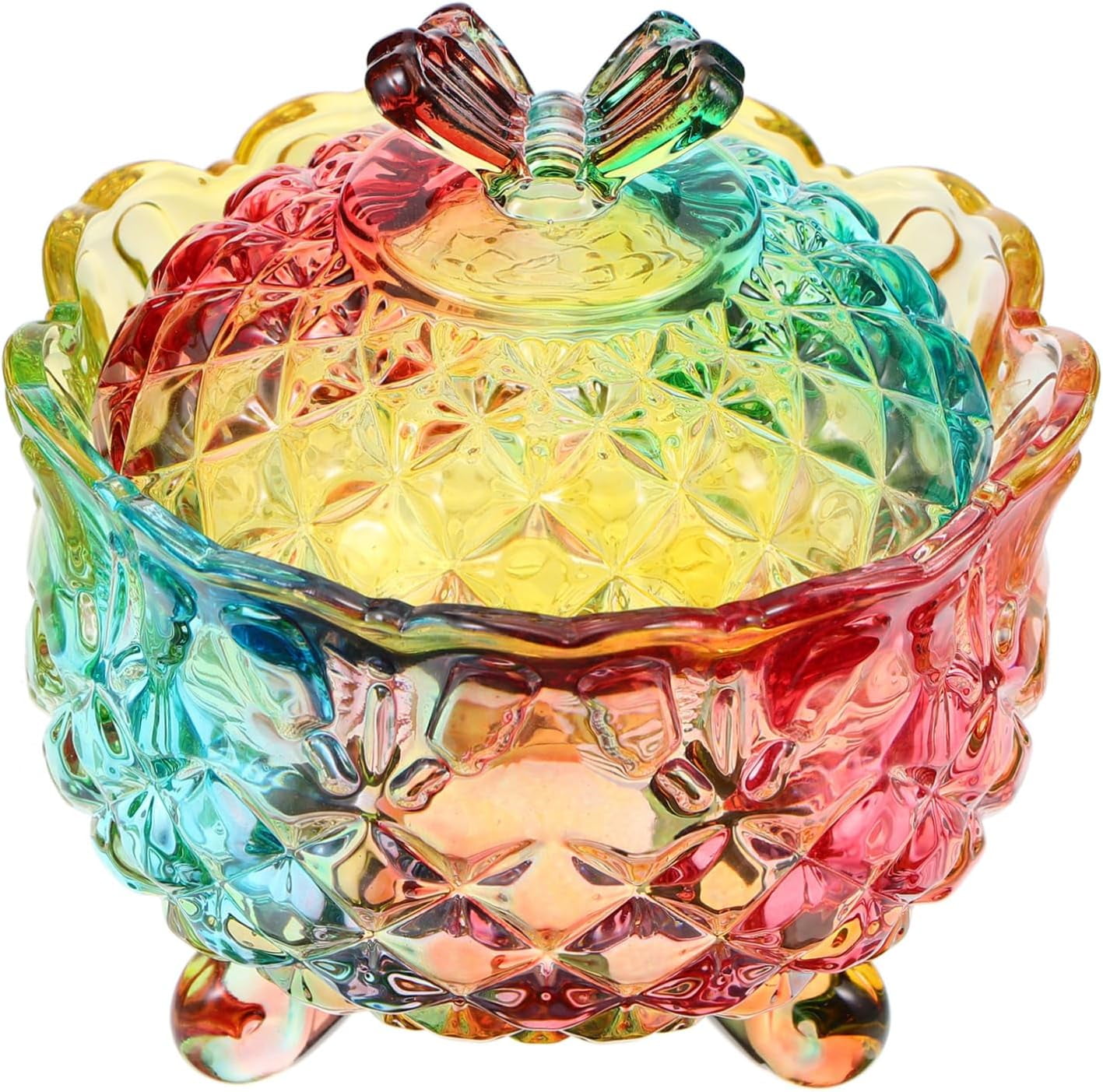 Food Containers Glass Candy Jars for Candy Buffet Crystal Jewelry Jar ...