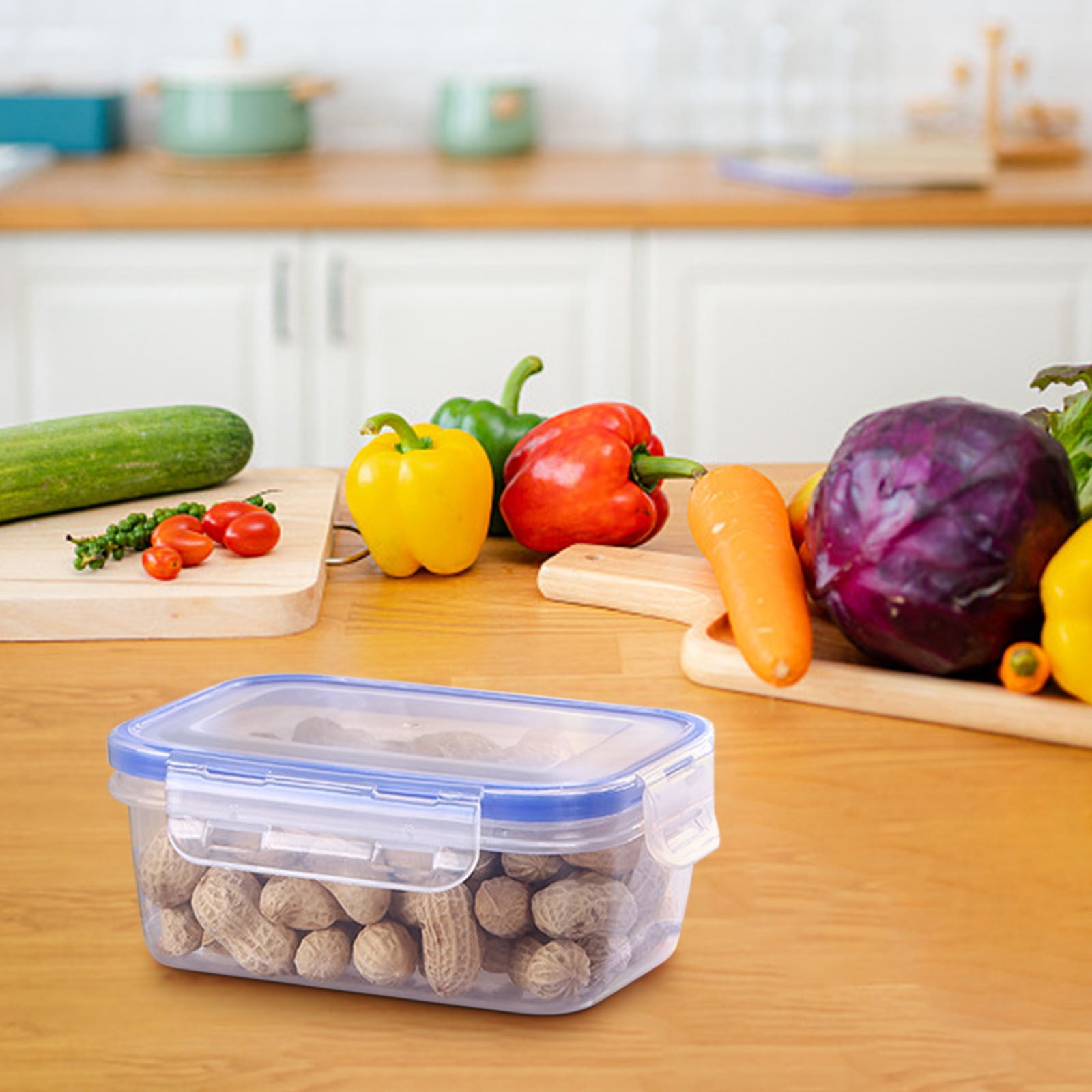 Food Containers with Lids, Sealed Storage Tank for Cereals Large ...