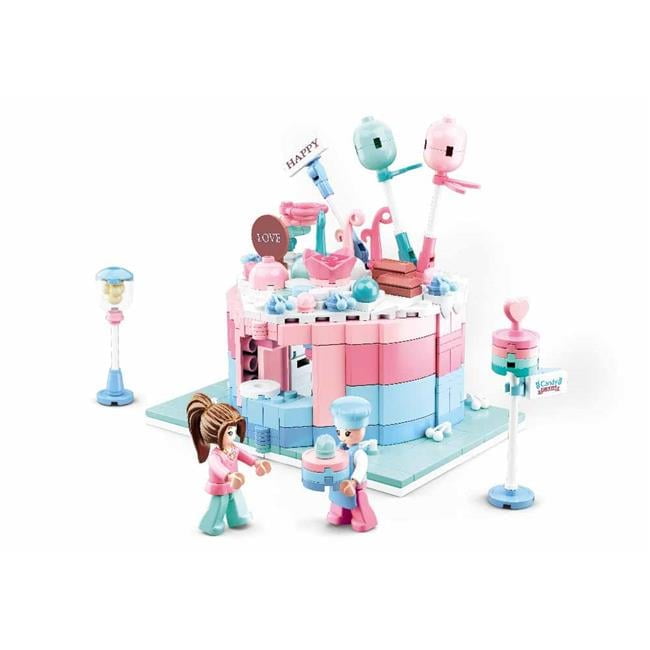 Food Court Candy House Building Brick Kit, 324 Piece - Walmart.com