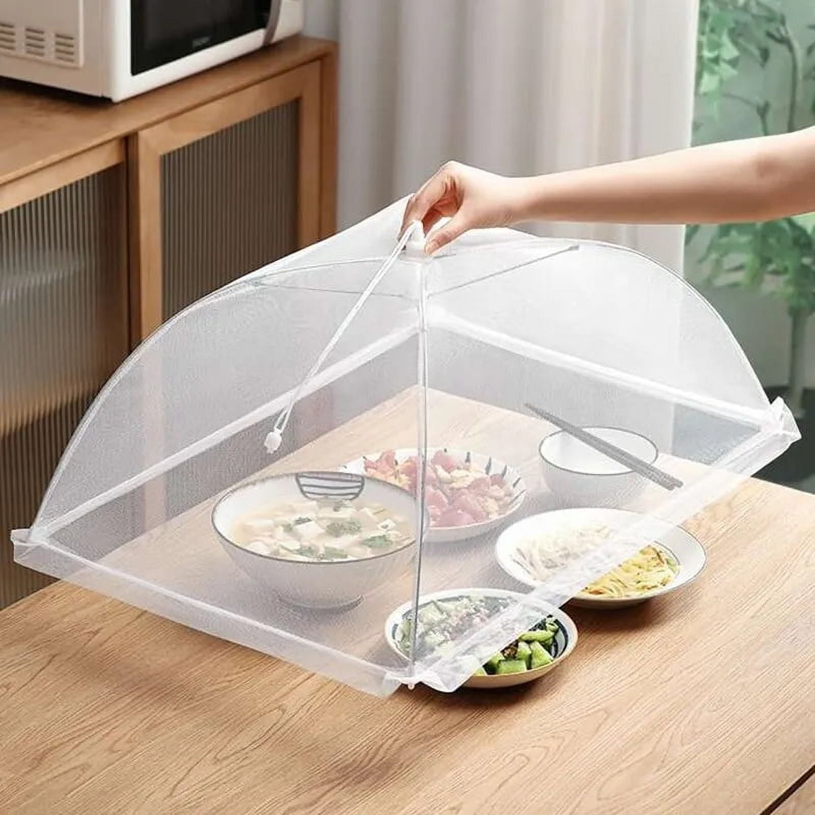 Food Cover Mesh Folding Washable Flies Tables Cover Insect Proof ...
