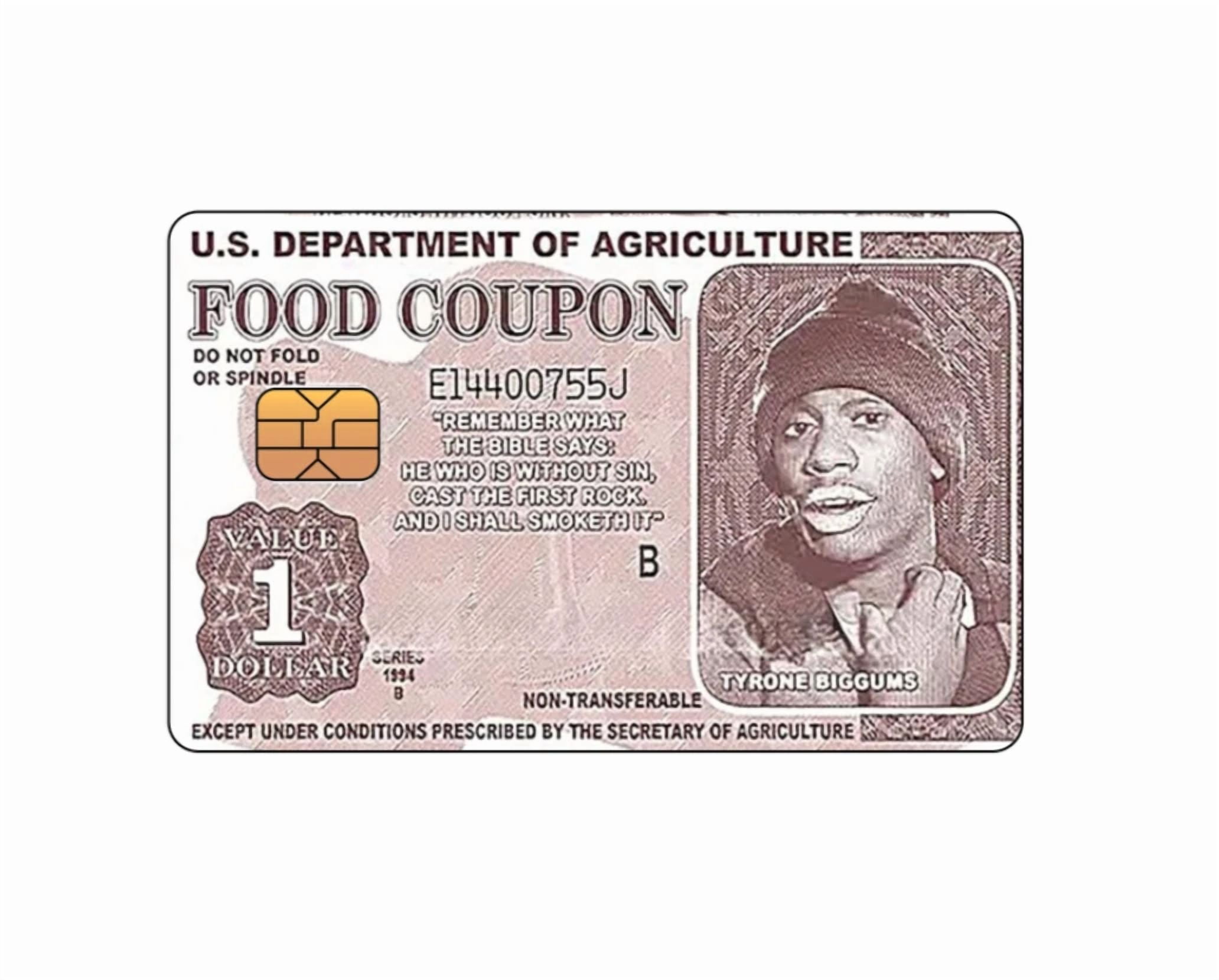 "Food Crackhead" Funny Credit / Debit Card Skin Cover Decal Sticker ...