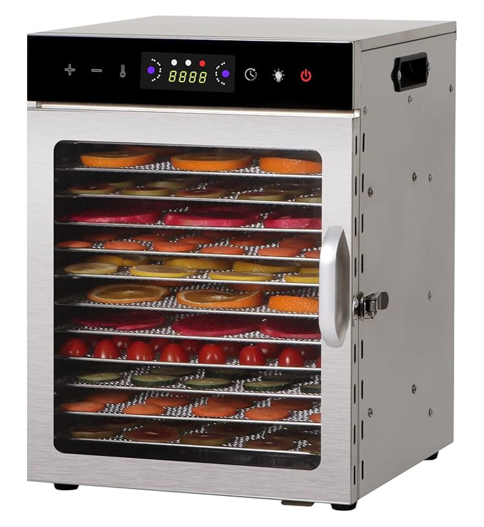 Food Dehydrator for Jerky, Fruit, Meat, , , 6/8/12/18-Tray Full ...