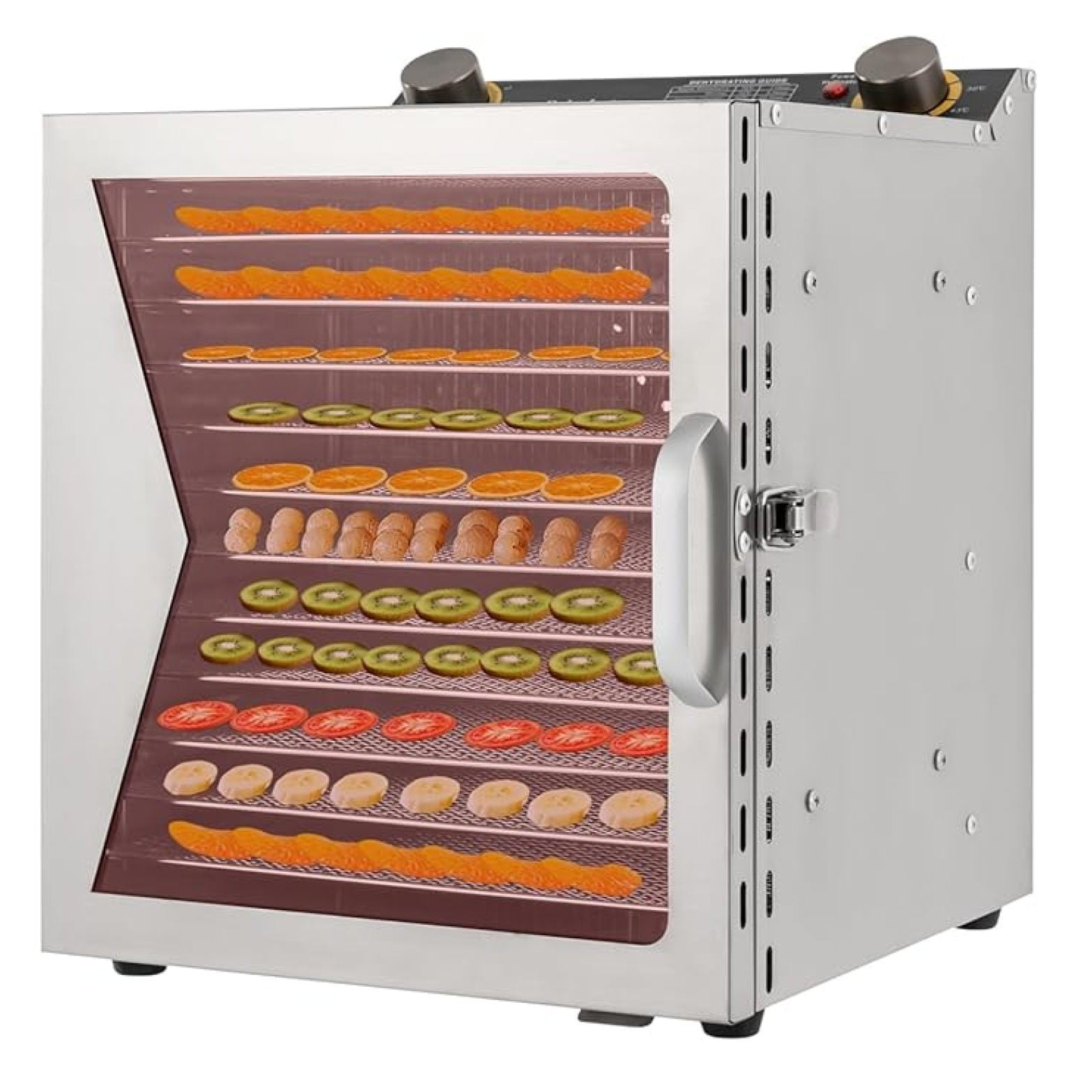 Food Dehydrator Machine, 12-Tray 800W Electric Dehydrator for Jerky ...
