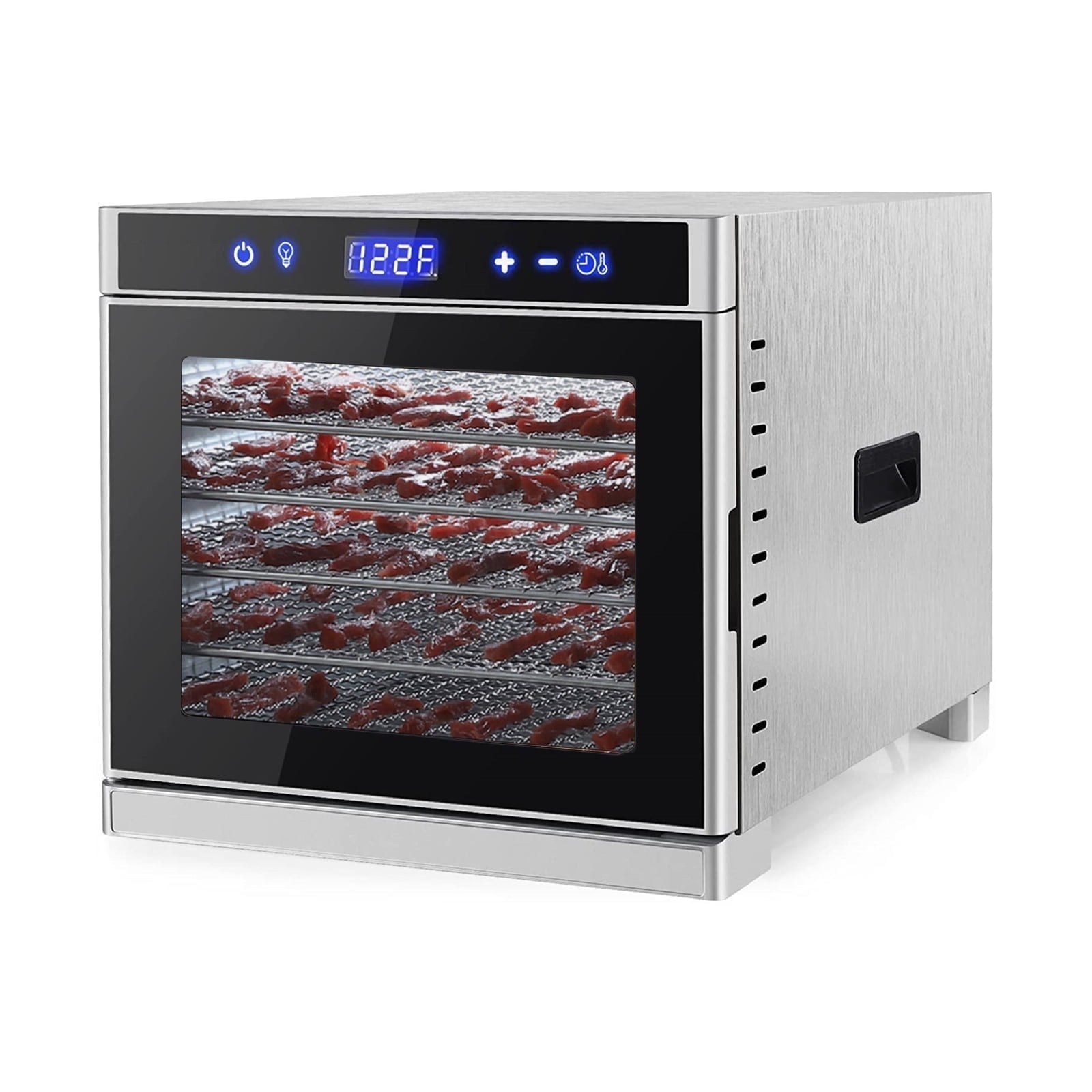 Food Dehydrator Machine, 6 Stainless Steel Trays Fruit Dryer, for Fruit ...