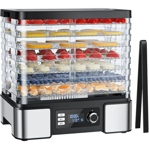 Food Dehydrator Machine Dryer for Jerky Stainless Steel Dehydrater for ...
