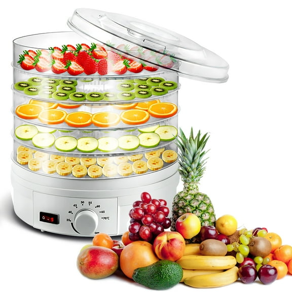 CERCKER Food-Dehydrator Machine 8 Trays Stainless Steel Fruit Dryer ...