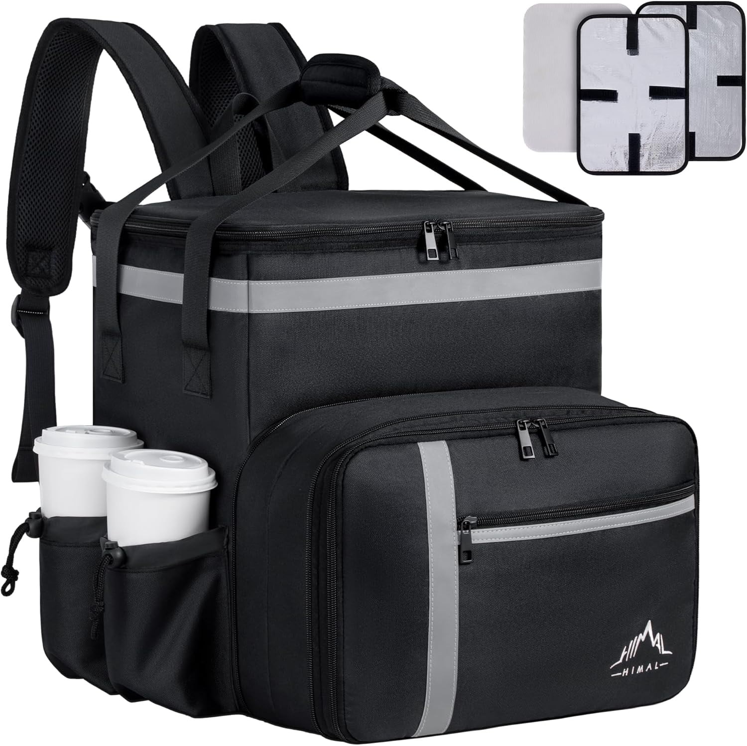 Food Delivery Backpack, Insulated Food Delivery Bags for Takeout Bike ...