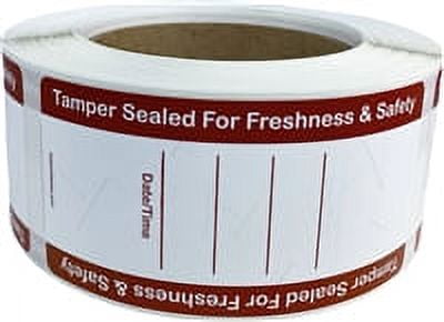 Tamper Evident Food Packaging Labels for Business Supplies - Walmart ...
